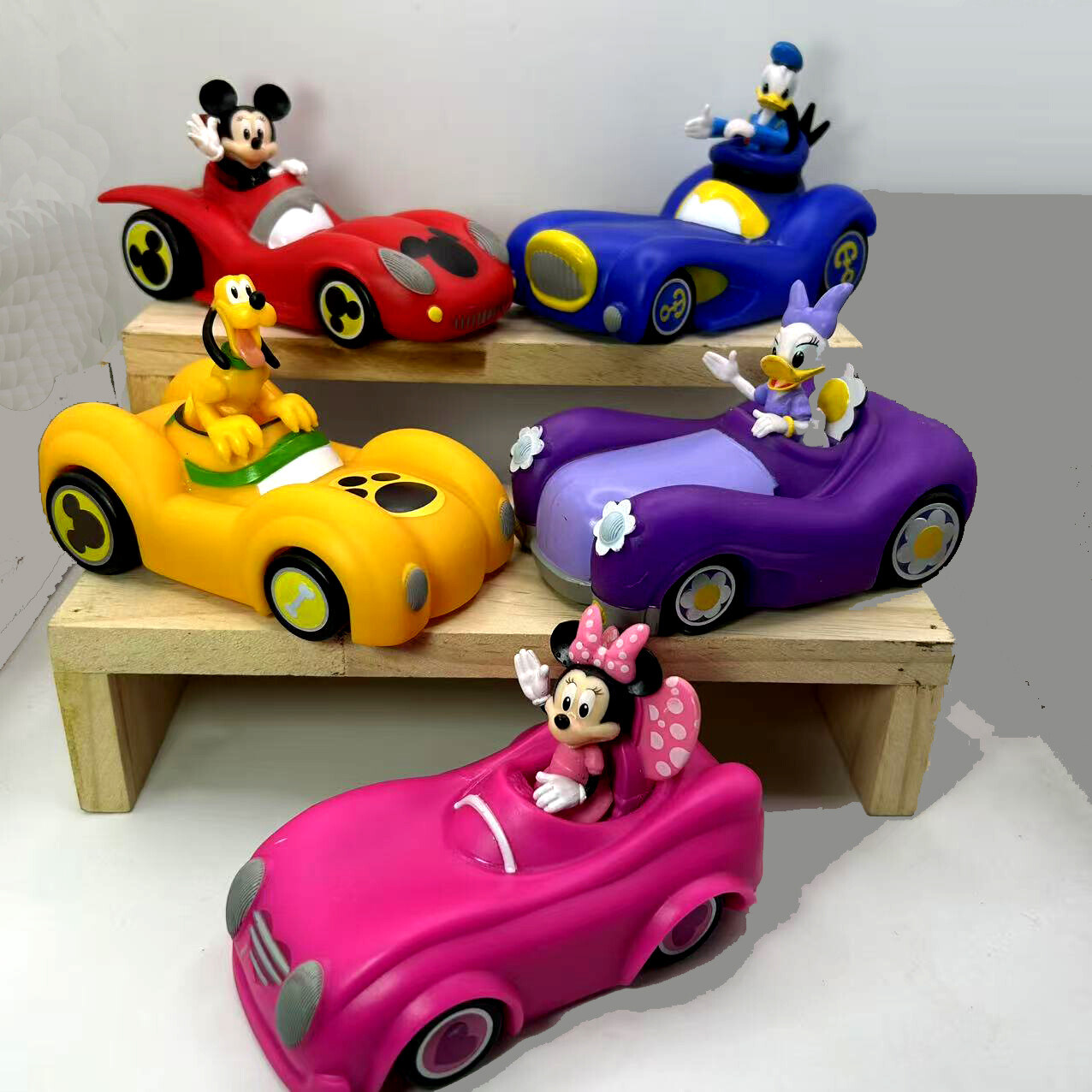 Disney Junior Mickey Mouse and Friends Vehicle Set Toy RACING CARS ...