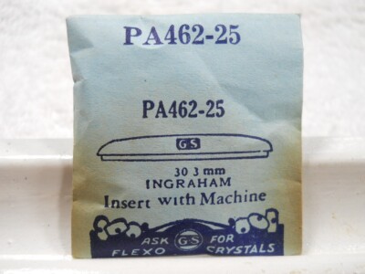GS PA462-25 Watch Crystal Fit Ingraham - 30.3 mm - Factory Replacement ...