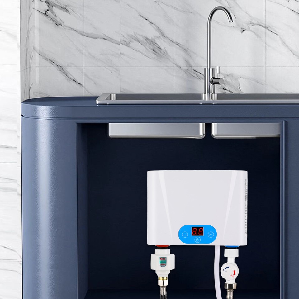 220V Electric Tankless Instant Hot Water Heater Under Sink Tankless ...