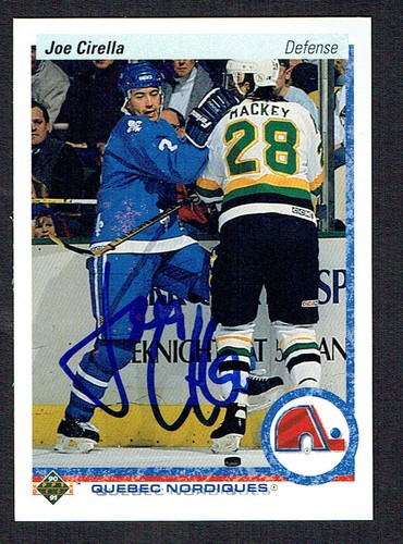 Joe Cirella #293 signed autograph auto 1990-91 Upper Deck Hockey Card ...