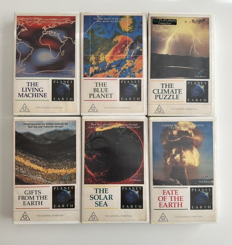 Planet Earth - 6 Volumes [VHS] First Release Big Box Ex-Rental Video ...