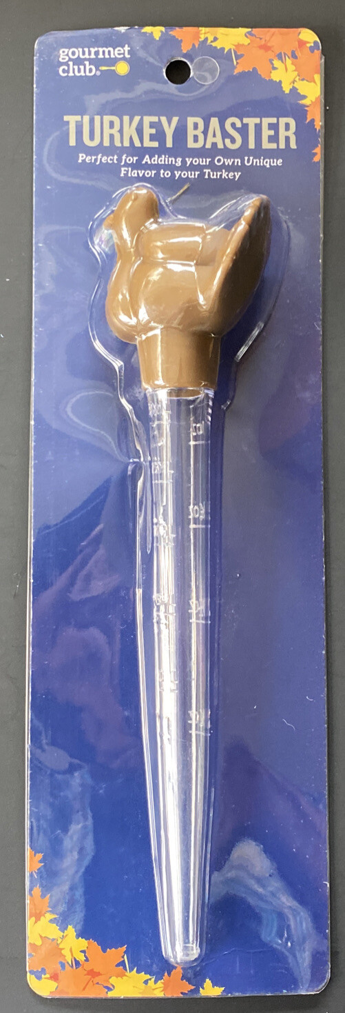 Gourmet Club Turkey Baster Bulb is A Brown Turkey 11 Inches Long | eBay