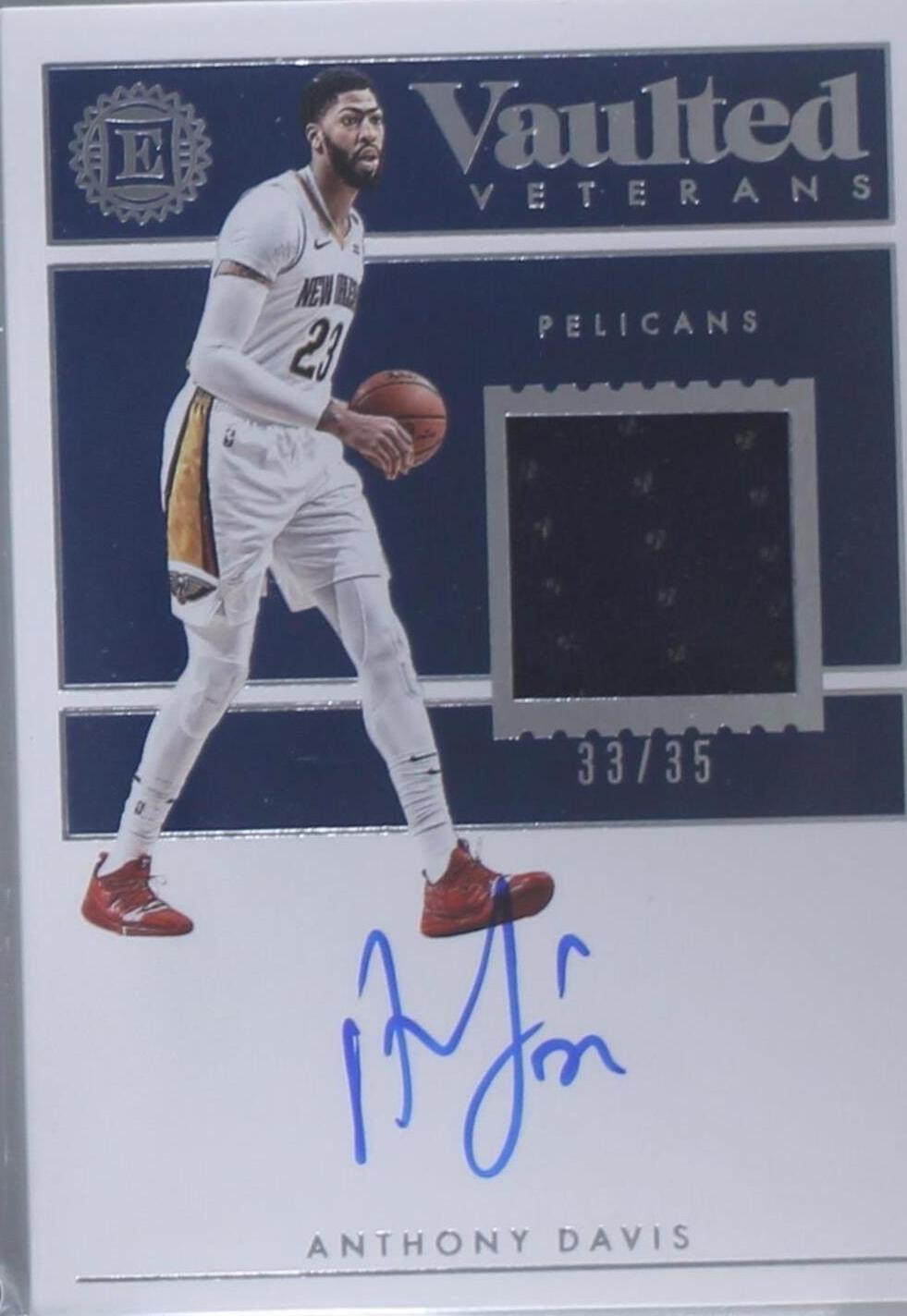 2018-19 Panini Encased - Vaulted Veterans Material Signatures Anthony ...