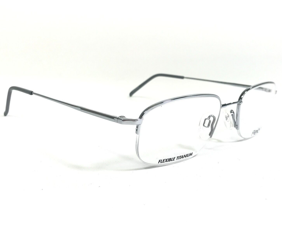 Marchon Eyeglasses Frames FLEXON 606 LT GUNMETAL Rectangular 52-19-140 ...