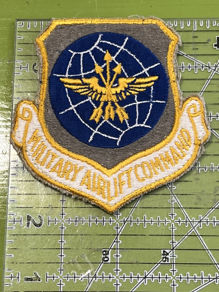 MILITARY AIRLIFT COMMAND Uniform Badge PATCH USAF Air Force Wings ...