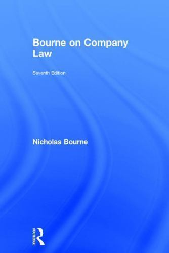 Bourne on Company Law by Nicholas Bourne (2016, Hardcover) for sale ...