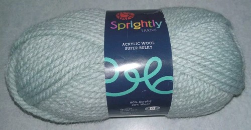 (NEW) Sprightly Yarn Acrylic Wool #504-027 SMOKE BLUE (98 yds /5.25 oz ...