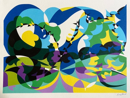 Giacomo Balla Lithograph 1968 Biennale Di Venezia COA Numerata A Mano ...