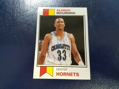 Alonzo Mourning Charlotte Hornets 1992 Pocket Price Guide #104 RARE ...