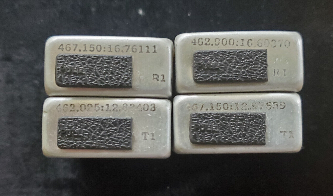 4=MOTOROLA TWO WAY MOBILE RADIO CRYSTALS-T462.025-T467.150=R467.150 ...