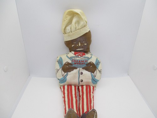 Rare Vintage Rastus The Cream of Wheat Chef Stuffed Fabric/Cloth Doll ...