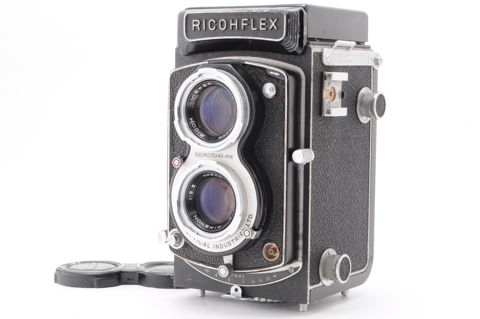 【EXC+5】RICOHFLEX NEW DIA TLR 6x6 120 Film Camera Riken 80mm F3.5 Lens ...
