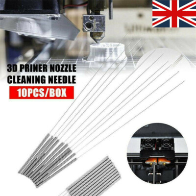 10pcs/Set 3D Printer Nozzle Cleaning Tool Kit 3D Nozzle Cleaners for 3D ...