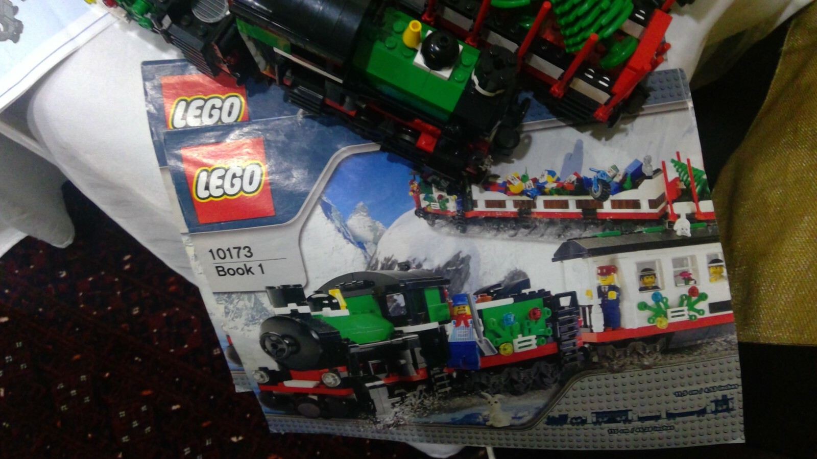 Vintage LEGO 10173 Holiday Christmas Train COMPLETE w/9V Track ...
