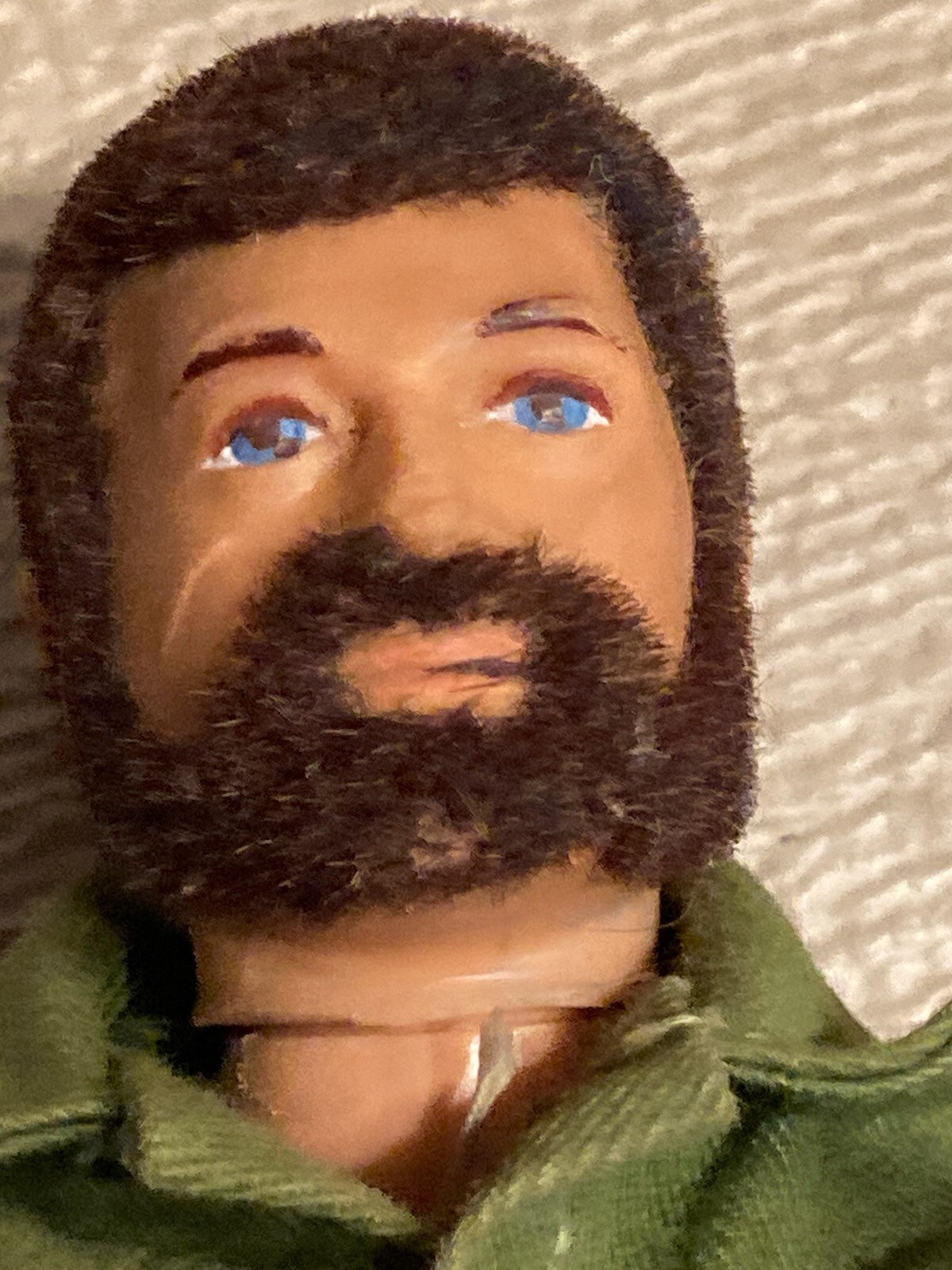 Vintage 1964 Talking GI Joe Action Figure Brown Flocked Fuzzy Hair ...