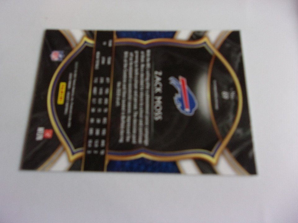 2021 Select Zack Moss ROOKIE CARD #69 - Buffalo Bills | eBay