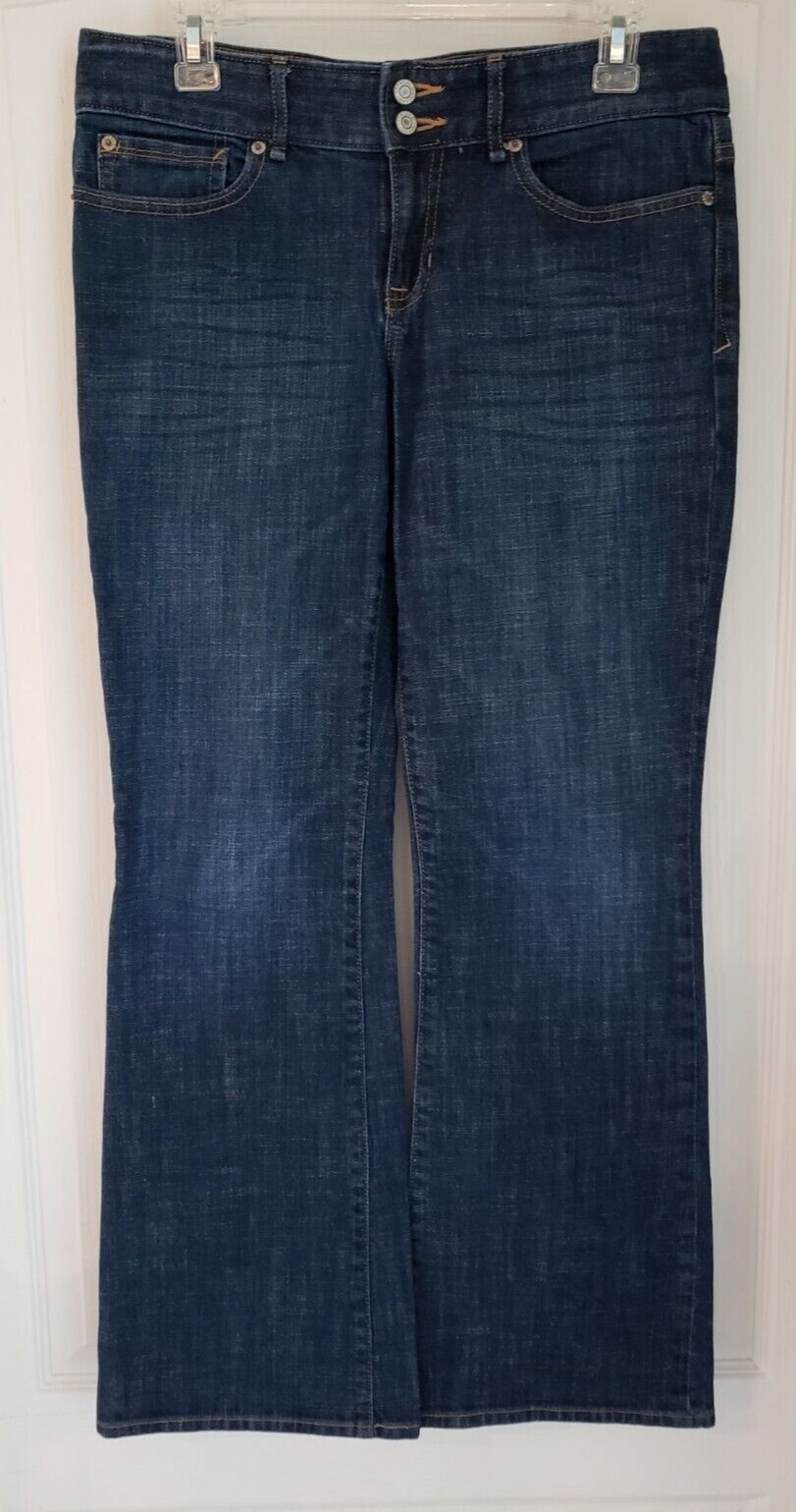 Gap Essential Bootcut womens denim blue jeans double button Size 8 / 29 A | eBay