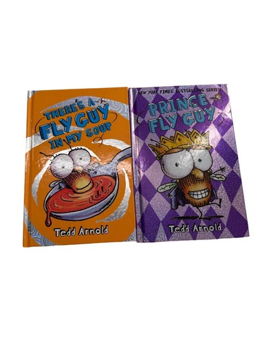 Tedd Arnold Fly Guy Hardcover Books "Prince Fly Guy" & Book bundle Soup ...
