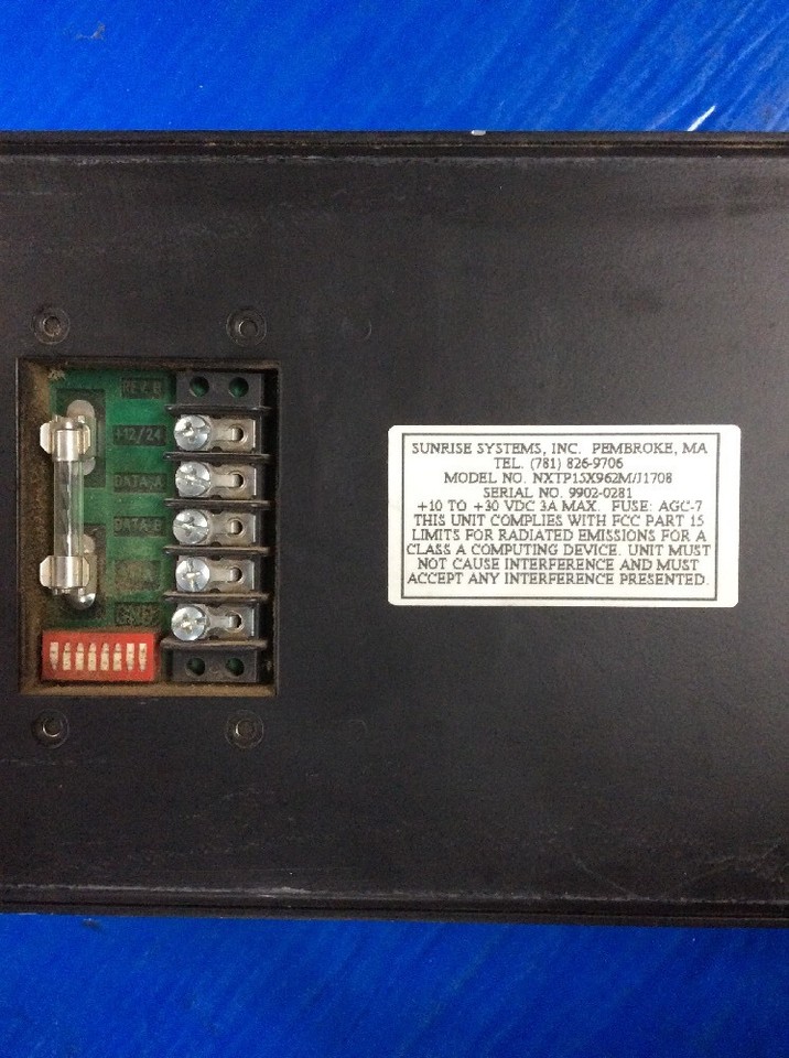 SUNRISE SYSTEMS TRANSIT DISPLAY SERIES MODEL NXTP-15X962M/J1708 | eBay