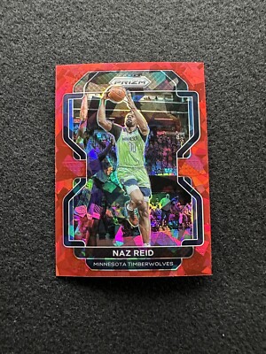 2021-22 NBA Prizm Naz Reid Red Cracked Ice Prizm # 229 | eBay