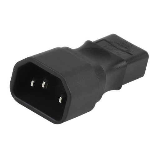 IEC 320 C14 Male Plug to C9 Female Power Extension Connector Adapter ...
