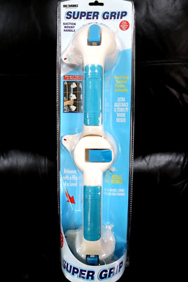 IDEAWORKS Super Grip Suction Mount Handle Bath Safety Grip 19.25 ...