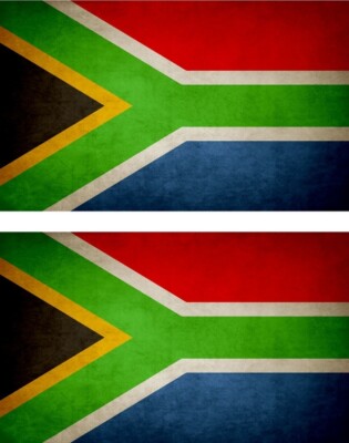 2x Sticker flag vinyl country vintage ZA south africa | eBay Australia