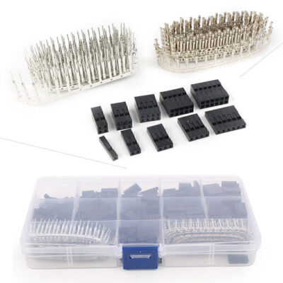 620pcs 2.54MM Male Female Wire Pin Header Connector Housing Assortment ...