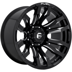 Fuel Off-Road 18x9 Wheel Gloss Black Milled D673 BLITZ 8x6.5 +1mm ...