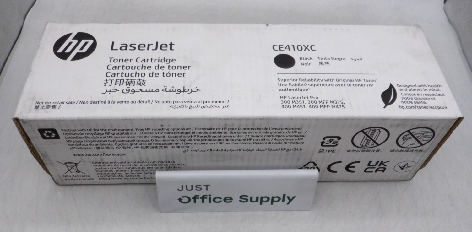 Genuine HP CE410XC Black Print Cartridge Free Shipping D 888182502358| eBay