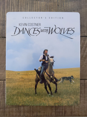 DANCES WITH WOLVES (Limited Edition) Blu-ray STEELBOOK 3-Disc Set Shout ...