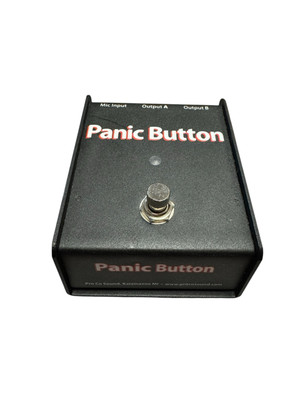 Pro Co Sound CDPB Panic Button Microphone Routing Box Panic Button - A ...