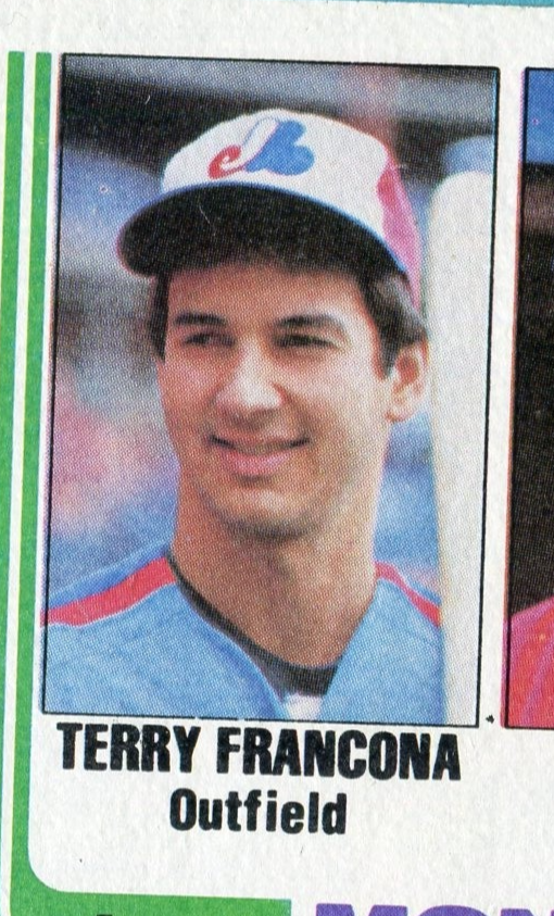 TERRY FRANCONA CINCINNATI REDS MANAGER 1982 TOPPS MLB BASEBALL ROOKIE ...