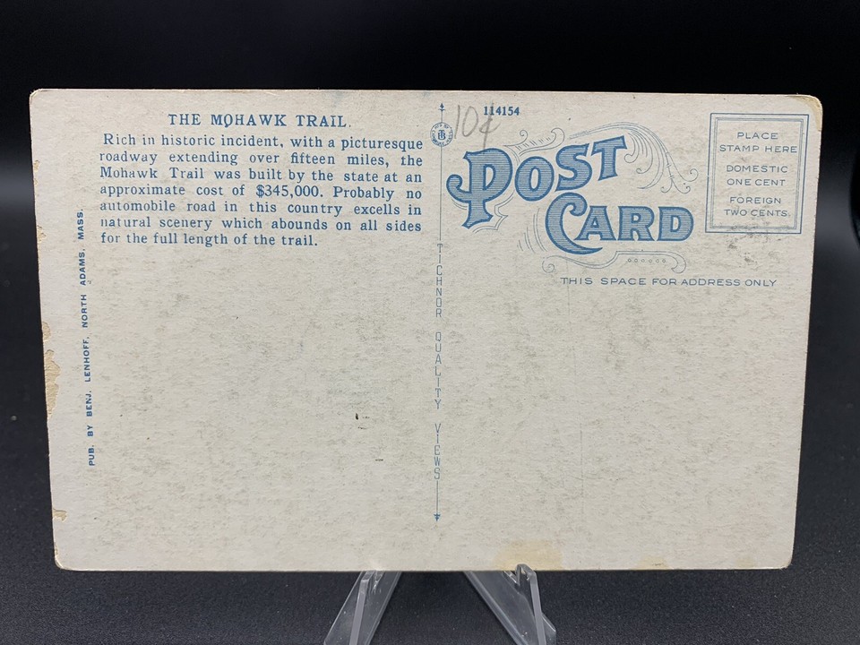 COLD RIVER CANYON, MOHAWK TRAIL, BERKSHIRE HILLS, MASS. Antique ...