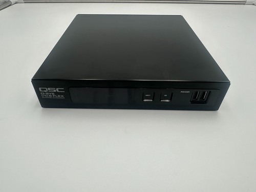 QSC Q-SYS I/O-8 Flex PoE+ Network Channel Expander Unit Only UNTESTED ...