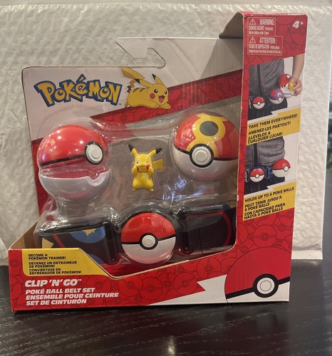 Pokemon Clip 'N' Go Poke Ball Belt Set - Pikachu | eBay