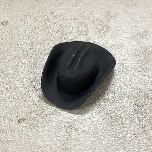 SU-RBH-BLK: 1/12 scale Black Cowboy Fedora Hat for 6" ~ 7" action ...