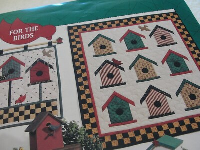 FOR THE BIRDS Quilt & Wall Hanging Pattern Debbie Mumm 28x31" 14x18" | eBay