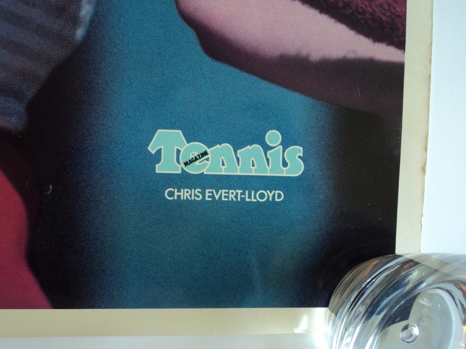 Vintage Chris Evert Poster - Tennis Magazine | eBay