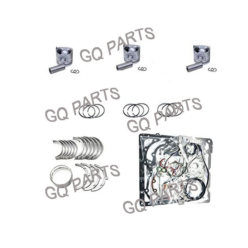 For Yanmar 3TN75-RJ 3TN75L 3TN75 Overhaul Rebuild Kit Engine JOHN DEERE ...