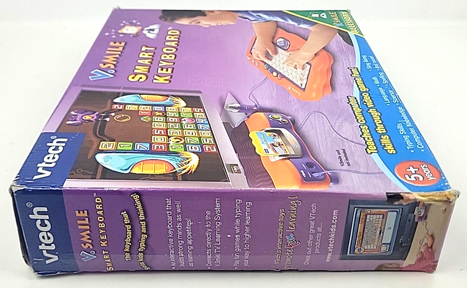 Vtech V Smile Smart Keyboard Learning System 2007 Video Games - BRAND ...