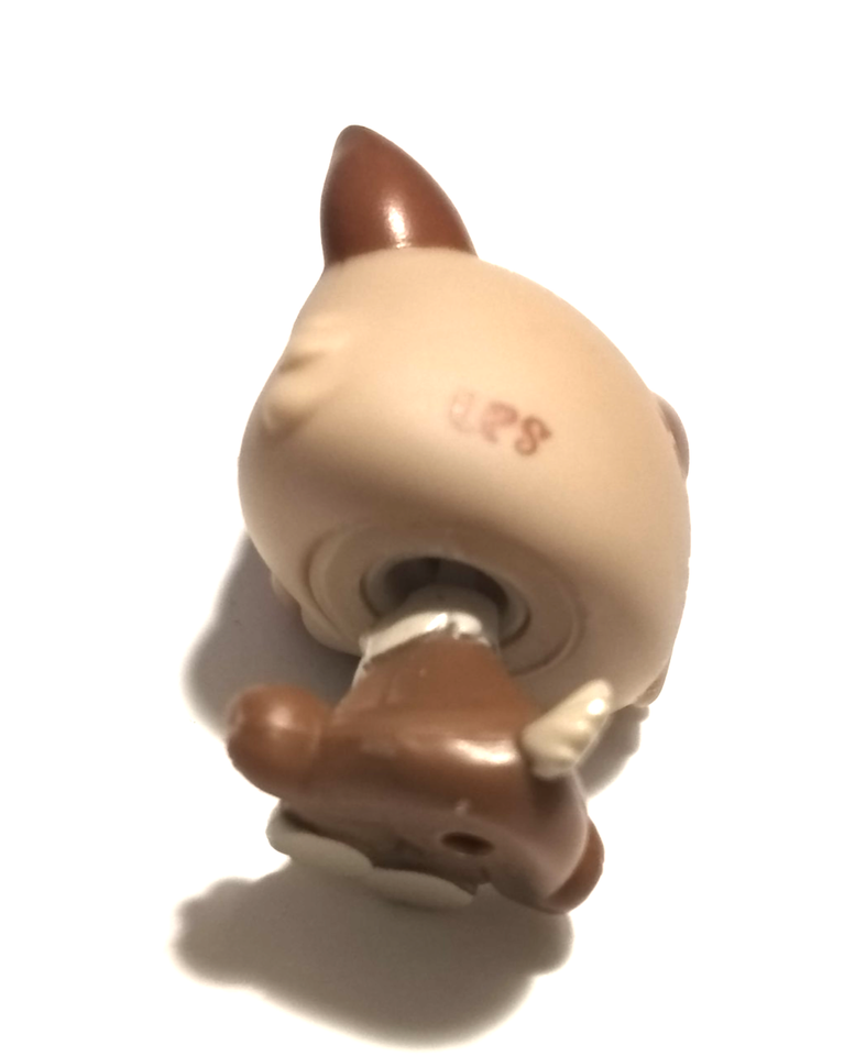 Littlest Pet Shop LPS #73 G7 German Shepherd Dog Brown Tan Blue Eyes ...