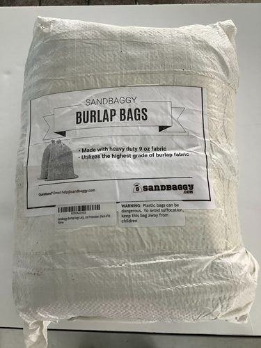 Sandbaggy Large Burlap Bags: Package of Eight. New | eBay