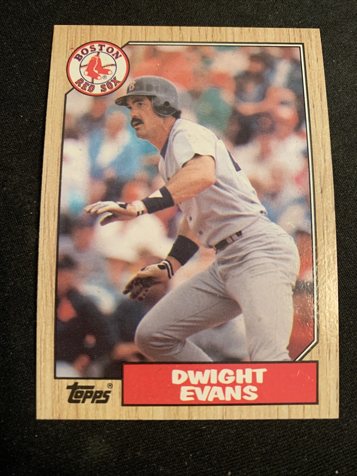 1987 Topps Baseball Card #645 Dwight Evans Boston Red Sox NmMt Free ...