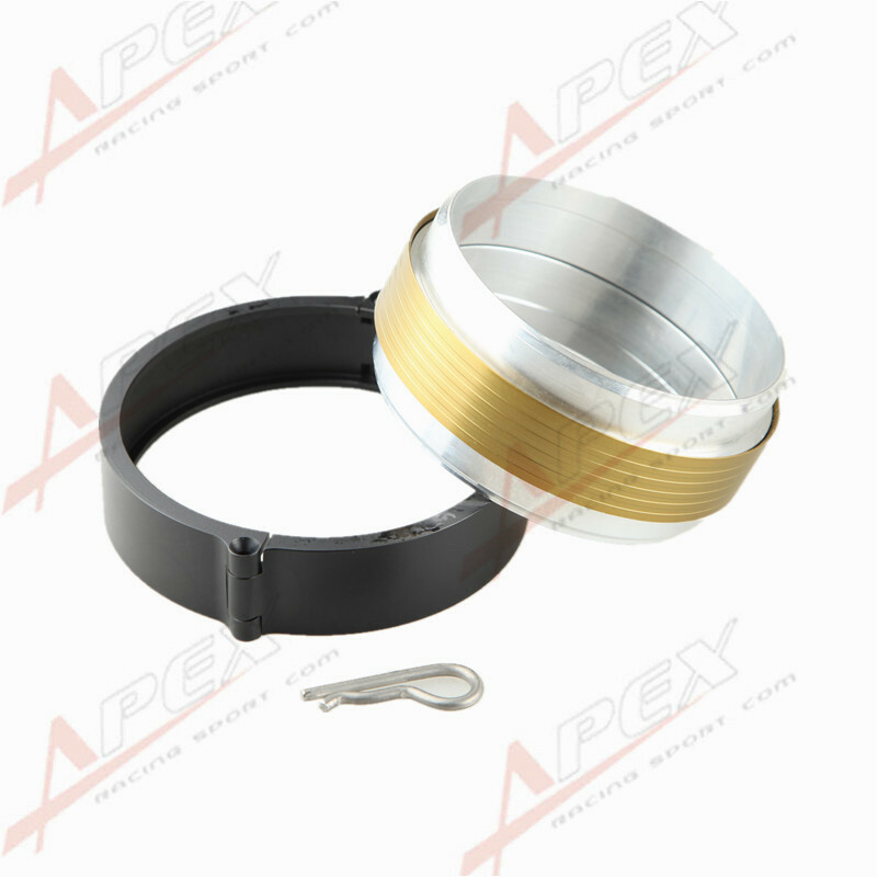 Universal Aluminum 2.5" Turbo Clamshell Clamps Clamp Black US | eBay