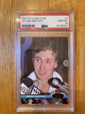 1991 STADIUM CLUB #1 WAYNE GRETZKY PSA 10 GEM MINT💎 - POP 44 | eBay