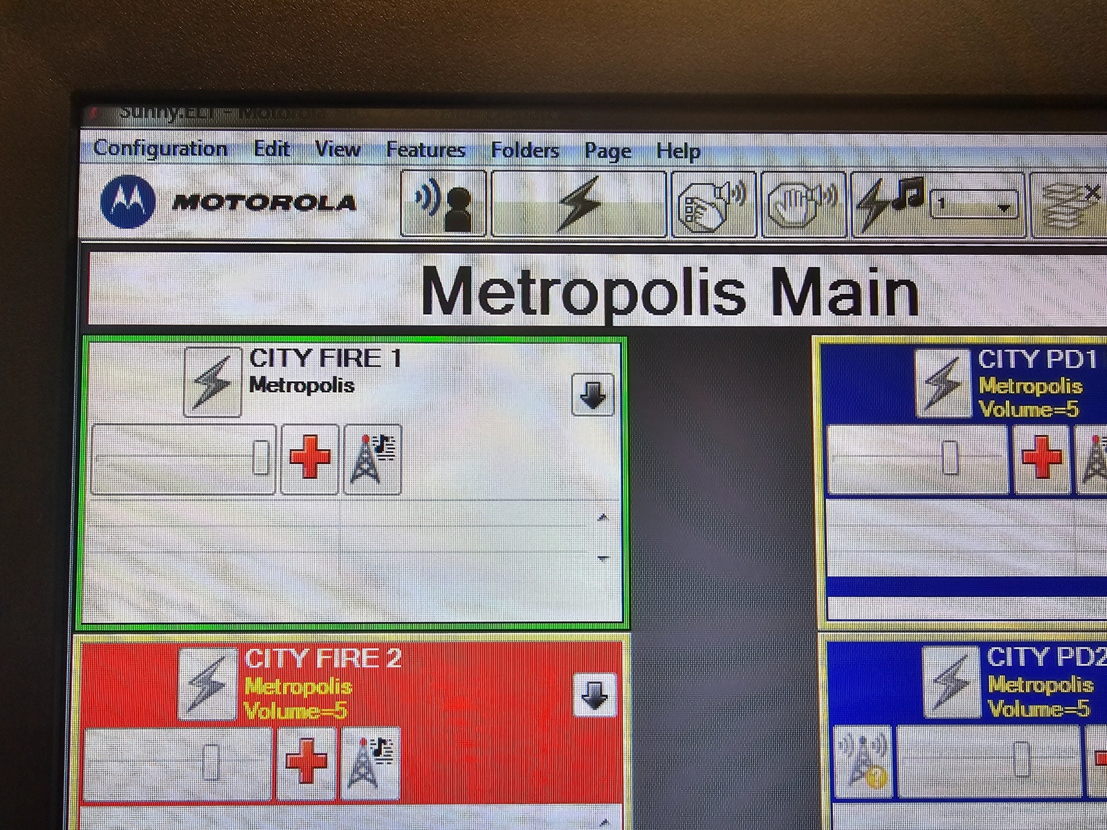 Motorola K2 Core Conventional Dispatch Console System Complete MCC7100 ...