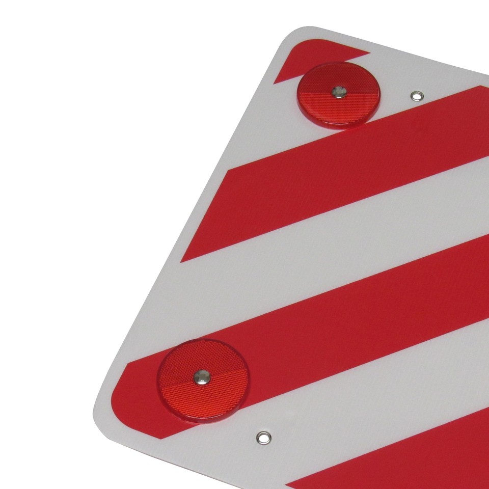 Rear Warning Sign Safety Reflector (Protruding Hazard Signal Bike Rack ...