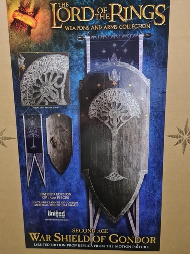 LOTR Second Age Gondorian Shield United Cutlery NEW | eBay
