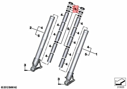 Original BMW 31428532723 Set Sealing Fork for R1200gs R1250gs for sale ...